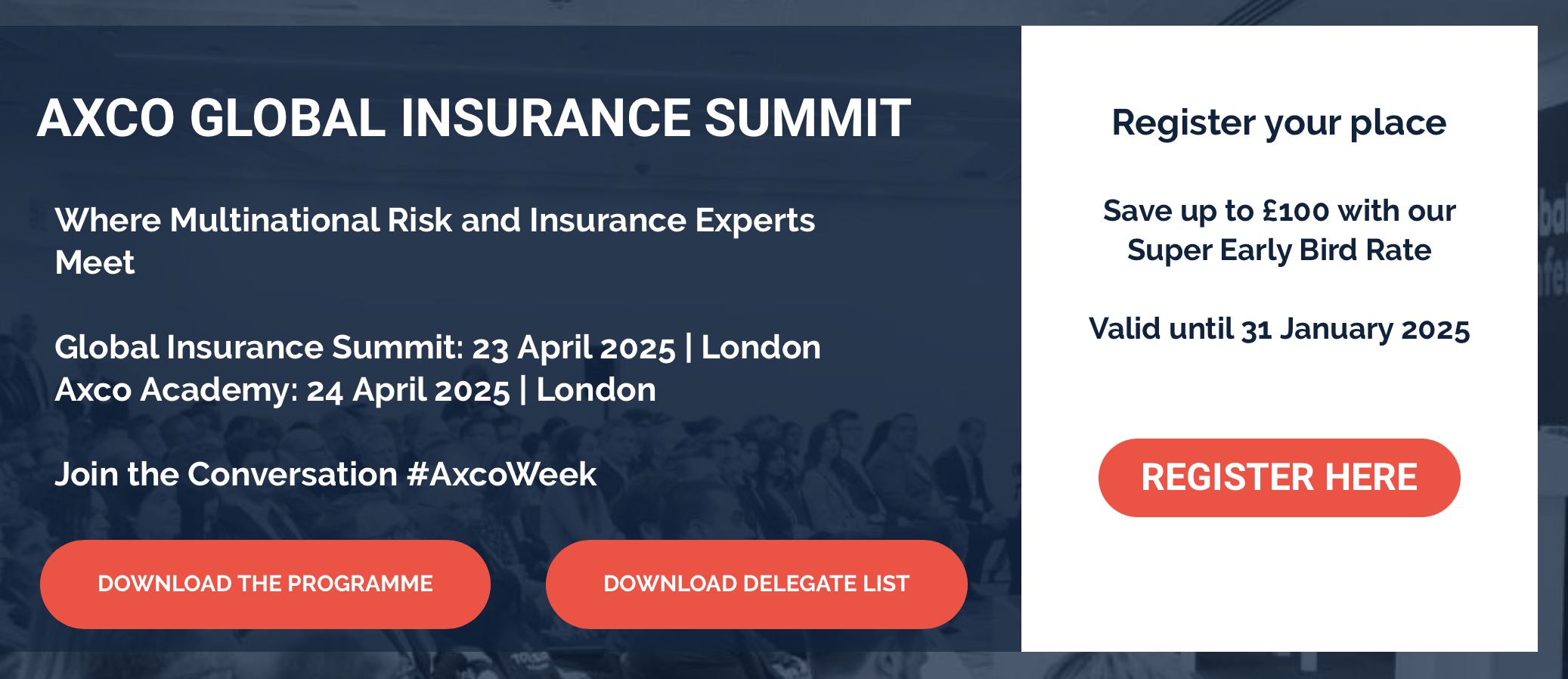 Axco Global Insurance Summit 2025 | The Lime Street Guide